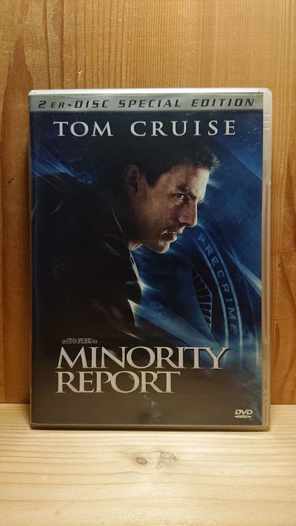 MINORITY REPORT DVD 2 Disc Edition mit Tom Cruise (Gebraucht) in ...
