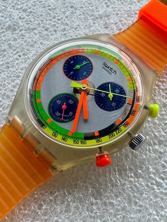 SWATCH*CHRONO*JELLY STAG*SCK104*1993*Neu OVP *RARITÄT | Kaufen auf Ricardo