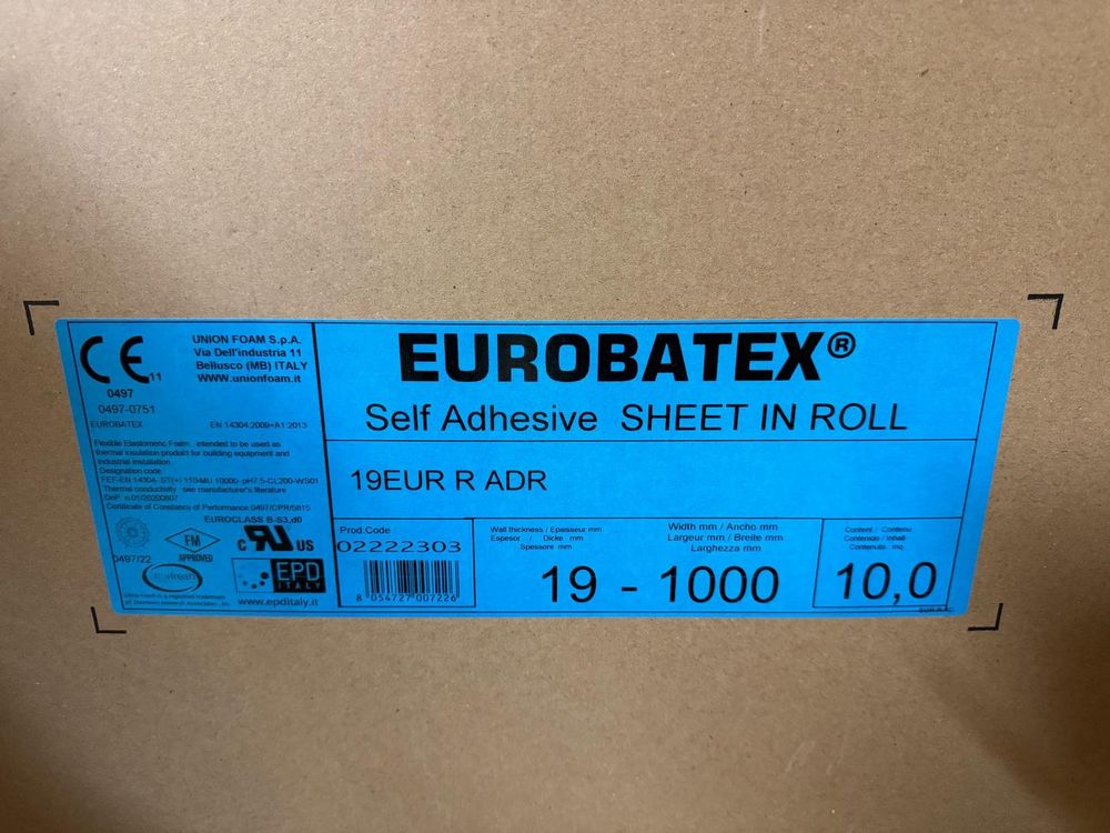 Isolationsmaterial Eurobatex / Armaflex | Kaufen auf Ricardo