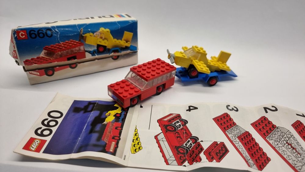LEGO Vintage aus den 70er Jahren, 660 Auto mit Flugzeug (Gebraucht) in ...
