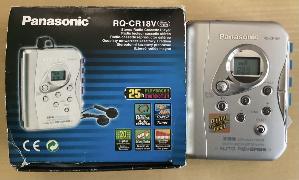 „Walkman“ Panasonic RQ-CR18 V im original Karton (Neu (gemäss ...