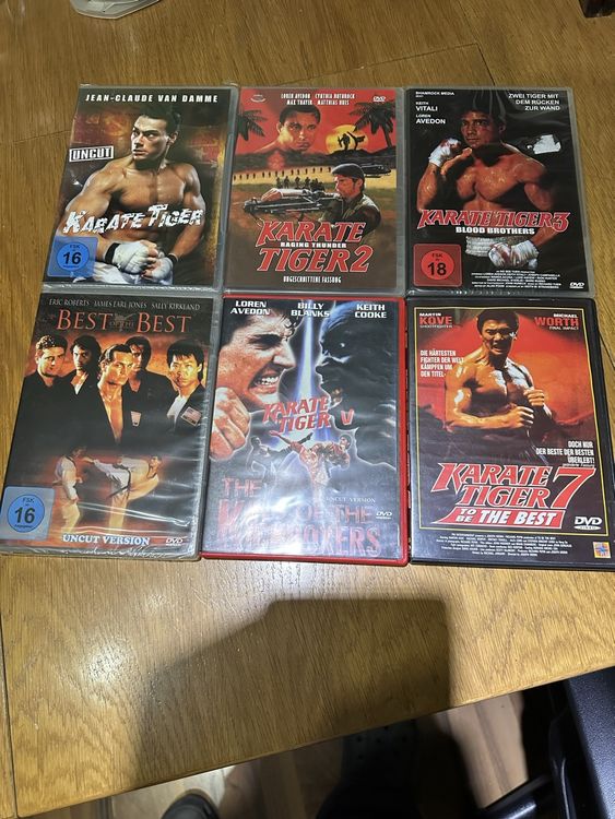 Karate Tiger 1,2,3,4,5,7 , Kickboxer, DVD Collection (Gebraucht) in ...