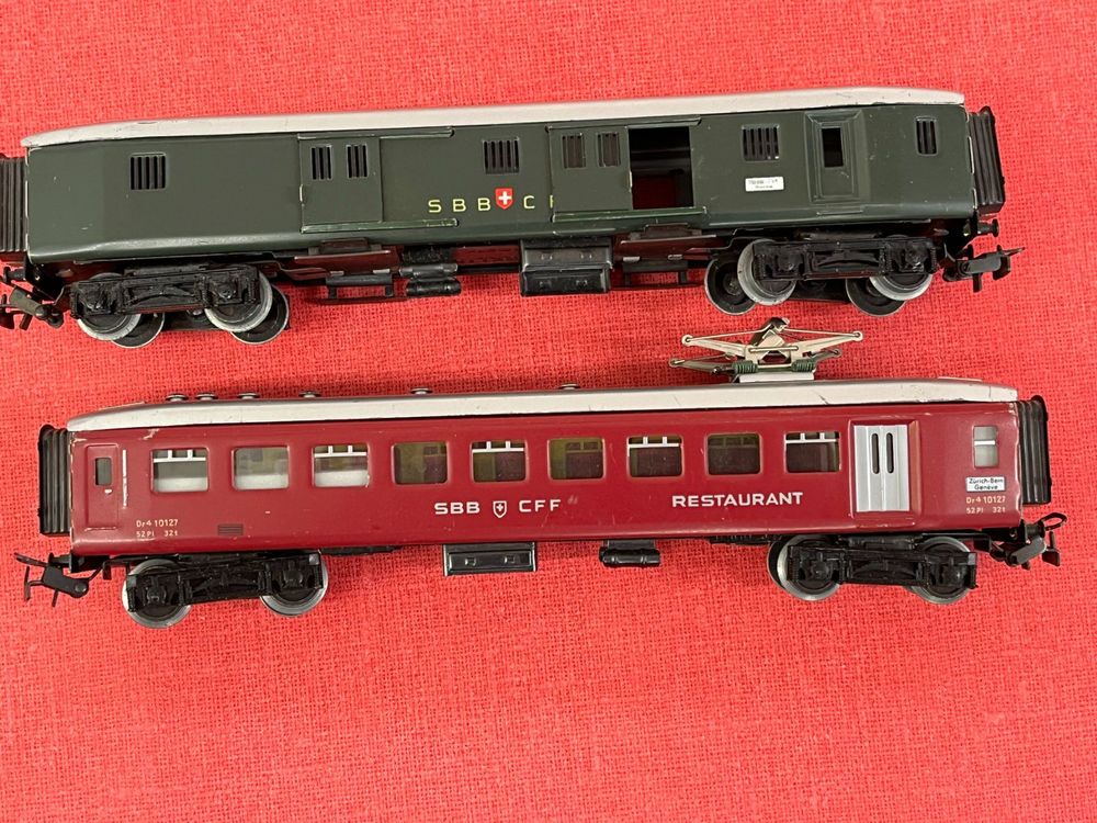 Märklin Postwagen und Restaurant Wagen SBB CFF (Gebraucht) in Ormalingen für CHF 14.95 – mit ...