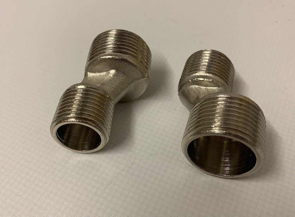 2er Set S-Anschluss/ Exzenter (Sanitär) 3/4 auf 1/2 | Kaufen auf Ricardo