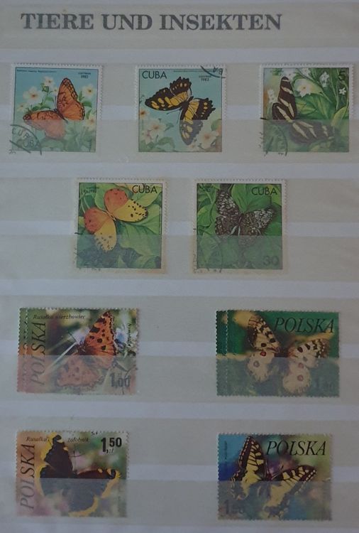 Tier- und Insektenmotive auf Briefmarken | Kaufen auf Ricardo