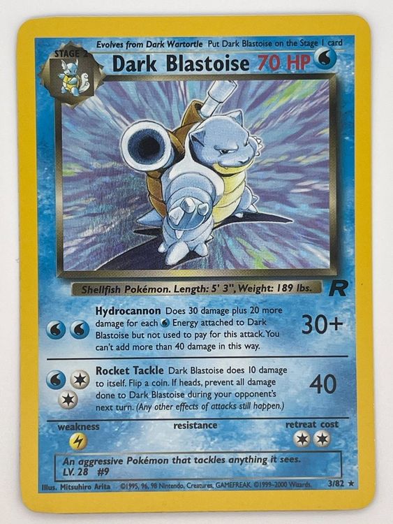 Dark Blastoise 3/82 Holo Pokémon Team Rocket | Kaufen auf Ricardo