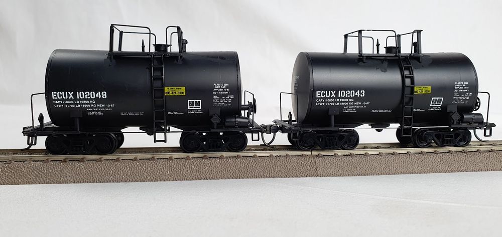 Athearn ECUX 30' NACC 8,000 Gal. Cem. Tankcar set | Kaufen auf Ricardo