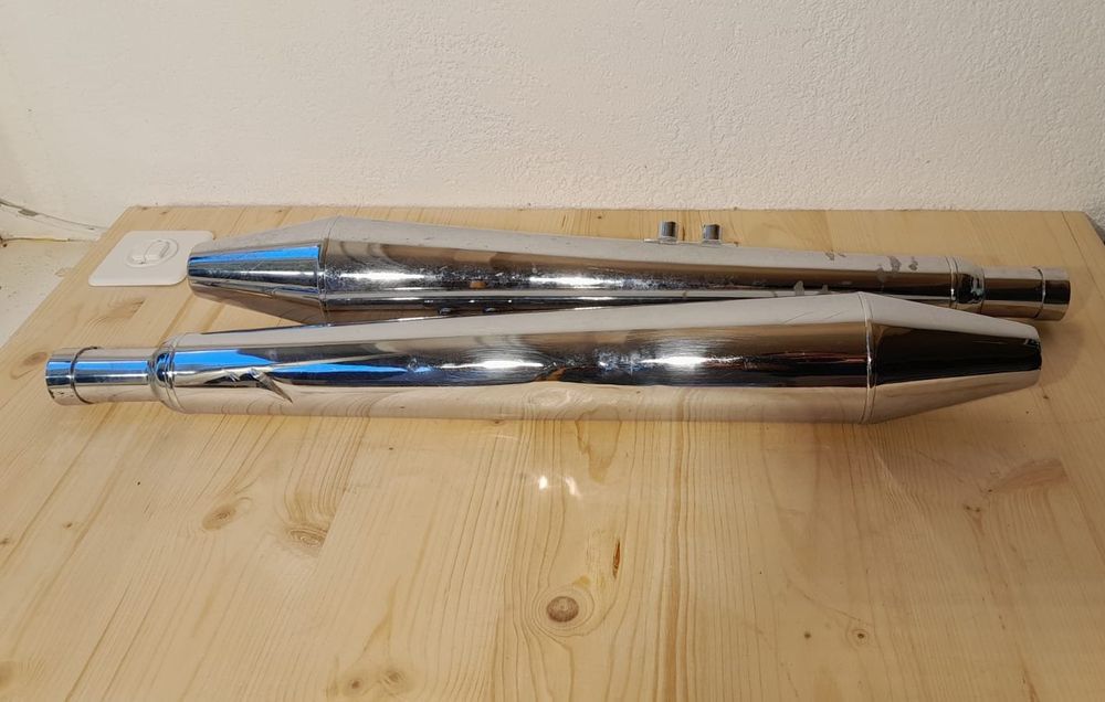 Triumph/Norton Auspuff, TR7 Tiger / T140 Bonneville 1974-82 | Kaufen auf Ricardo