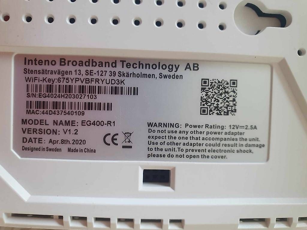 🔥🚀 Boardband Router Ethernet Fiber Gateway Modem EG400-R1 (Neu und ...