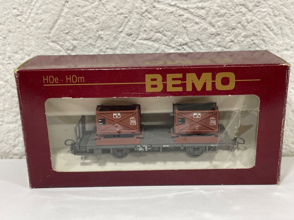 Bemo 2258 117 RhB Kk 7353 Behältertragwagen (Gebraucht) in Wilderswil ...