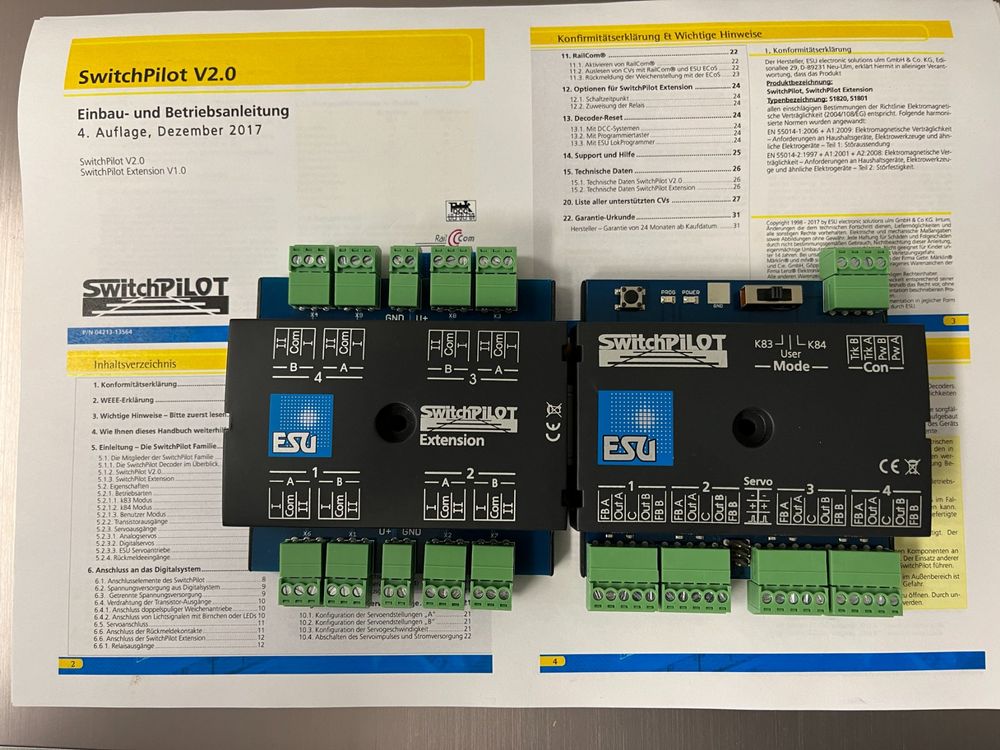 ESU Switchpilot V2.0 + Extension 51820 & 51801 (Gebraucht) in Balgach ...