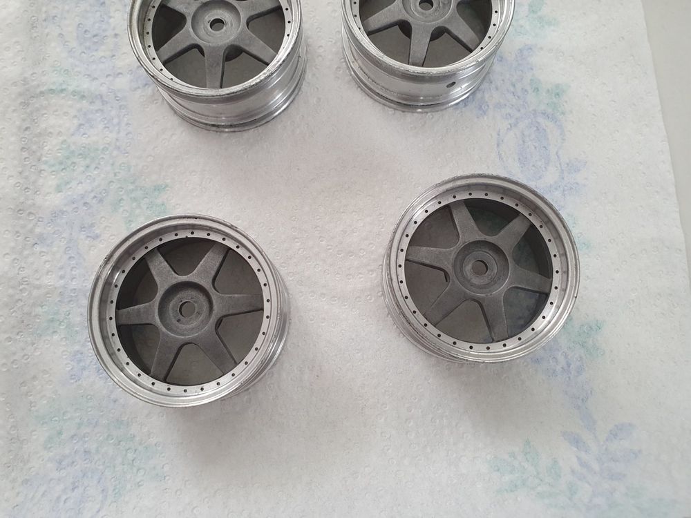Tamiya 1/10 Alufelgen 5 Stern TA01 / TA02 / TA03... Rarität (Gebraucht) in Schattdorf für CHF 59 ...