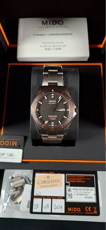 Mido Ocean Star Titanium (Neu (gemäss Beschreibung)) in Tobel für CHF 589 – mit Lieferung auf ...