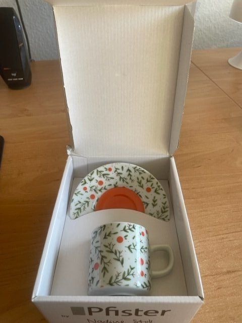 PFISTER TASSE ESPRESSO NEUF 2022/2023 NADINE STOLL (Neuf avec emballage ...