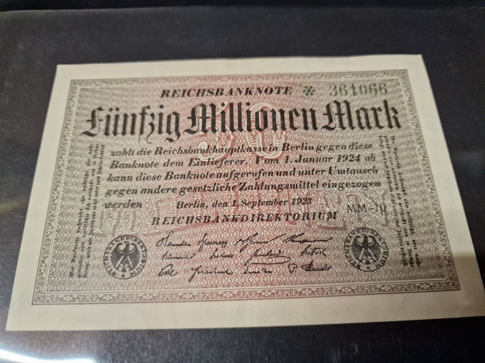 Reichsbanknote 1924 | Kaufen auf Ricardo