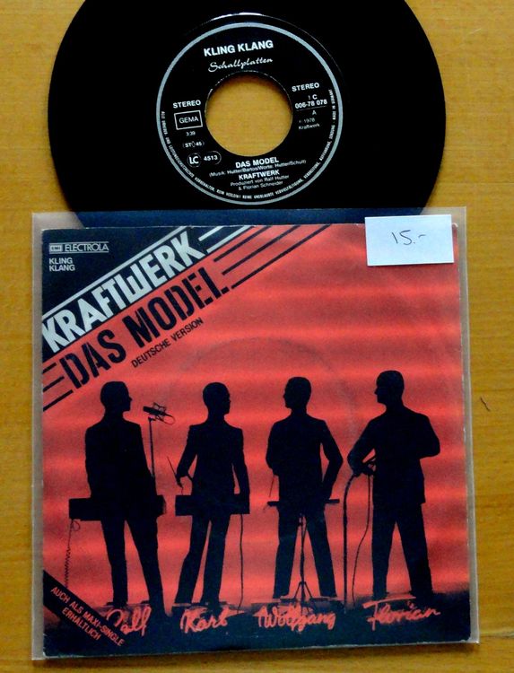 SI KRAFTWERK das model KLING KLANG 1978 KULT | Kaufen auf Ricardo
