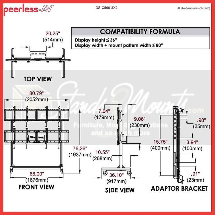 Chariot vidéo portable 2x2 (DS-C560-2X2) (Gebraucht) in Mollens VD für ...