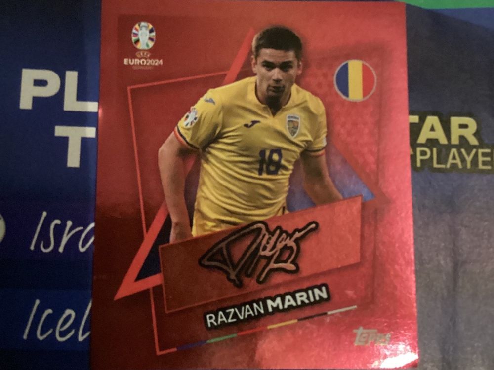 TOPPS EM 2024 ROM SP RAZVAN MARVIN MIT UNTERSCHRIFT (Neu (gemäss ...