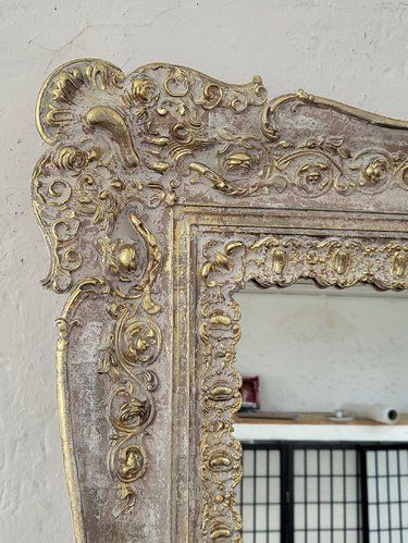 Antiker Barock Spiegel Rahmen 200 Jahre alt 130cm x 85cm | Acheter sur Ricardo