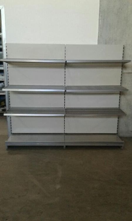 Regal Keller Lager 180x100 cm 2 Meter Tablare Drahtgitter (Gebraucht ...