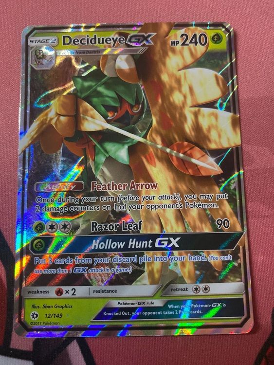Pokemonkarte Decidueye GX (Gebraucht) in Stadel für CHF 5 – mit ...