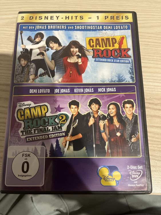 2 DVDs Camp Rock 1+2 Jonas Brothers Lovato | Kaufen auf Ricardo