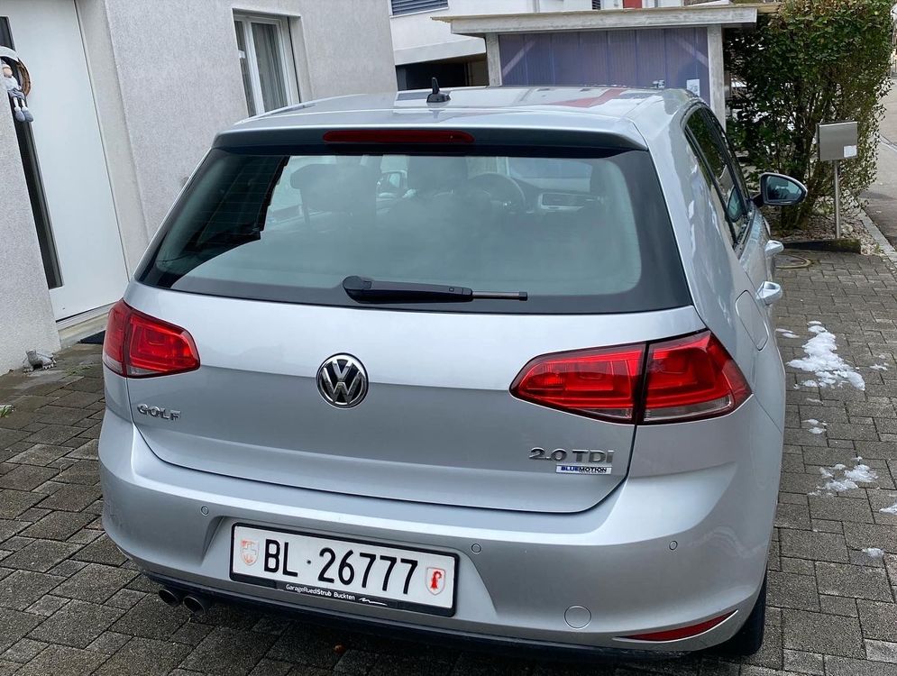 VW Golf VII 2.0 TDI Lounge reflexsilber metallic (Gebraucht) in ...