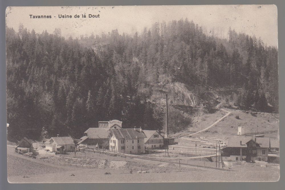 Carte de Tavannes Usine de la Dout circulé 1915 (D'occasion) à Boécourt ...