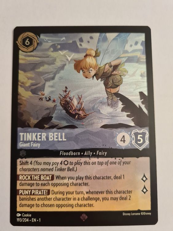 Lorcana, Tinker Bell - Giant Fairy, 193/204-EN-1 FOIL | Kaufen auf Ricardo