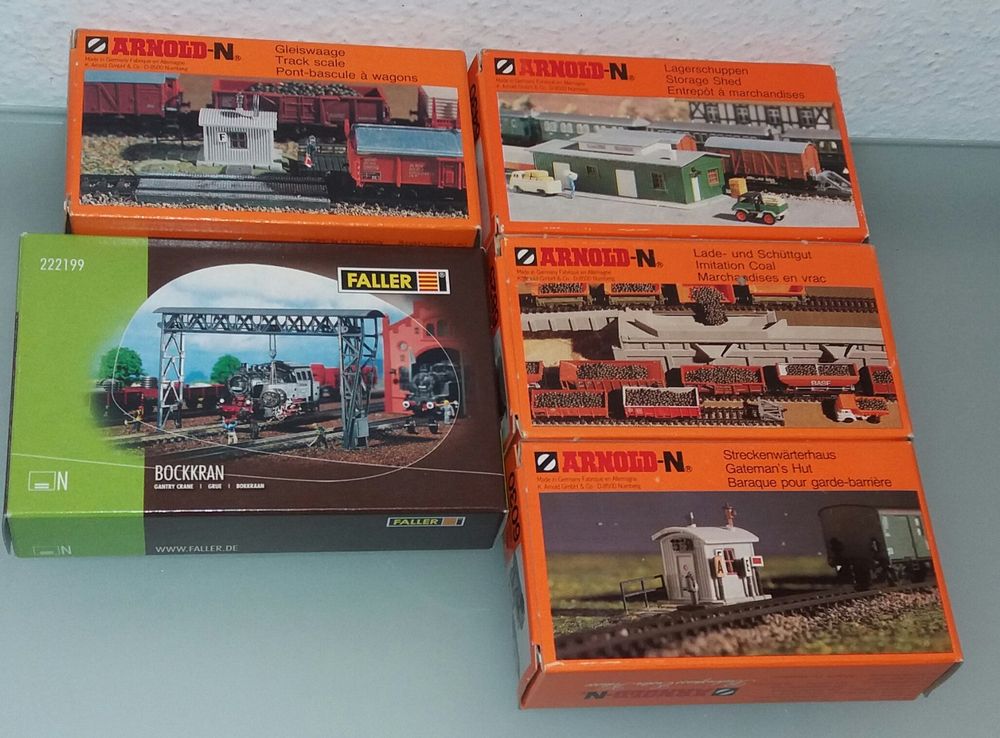 Spur N - Bausätze u. Ladegut von Arnold u. Faller (Neu (gemäss ...