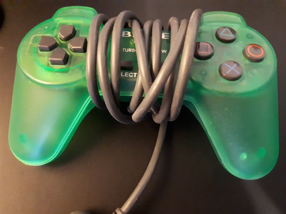 Sony Playstation 1 PS1 - BLAZE Controller - clear green grün | Kaufen ...