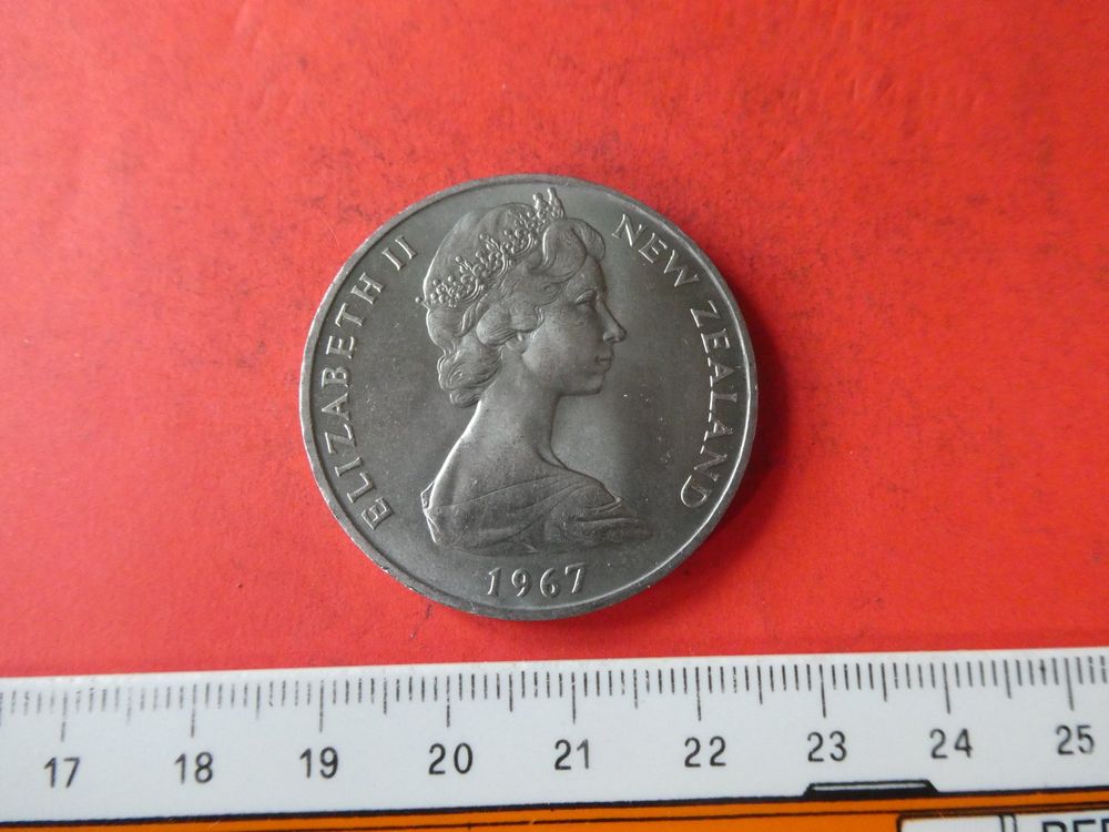 New Zealand 1967, 1 Dollar - Sondermünze unzirkuliert (Neu (gemäss Beschreibung)) in Hinterforst ...