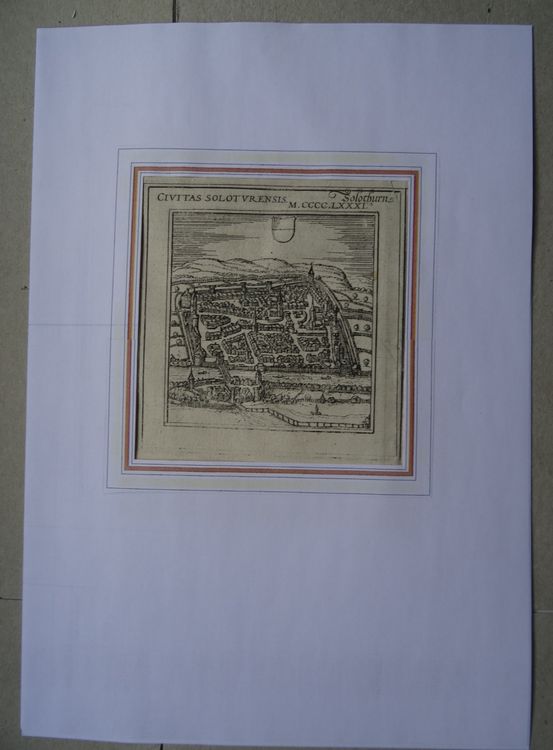 Solothurn Kupferstich Hogenberg 1580 sehr rar | Kaufen auf Ricardo