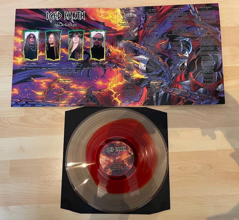 Iced Earth Dark Saga Vinyl Lp Red Beer Vinyl Ltd 600 | Kaufen auf Ricardo
