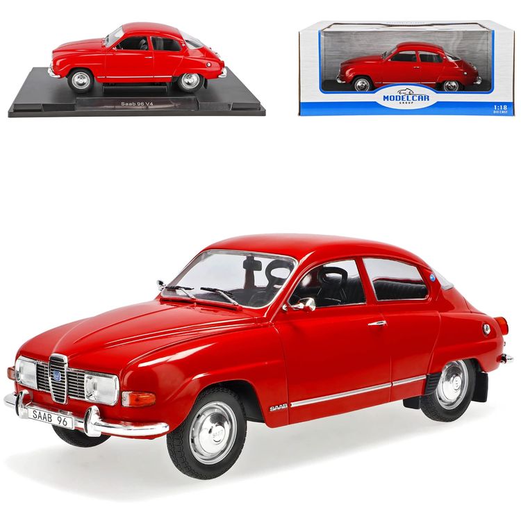 SAAB 96 V4 PHASE III 1971 ROT 1:18 MCG (Neu und originalverpackt) in ...