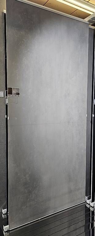 grosse Feinsteinzeugplatte 120x260 hellgrau Metall Optik (Neuf (Voir ...