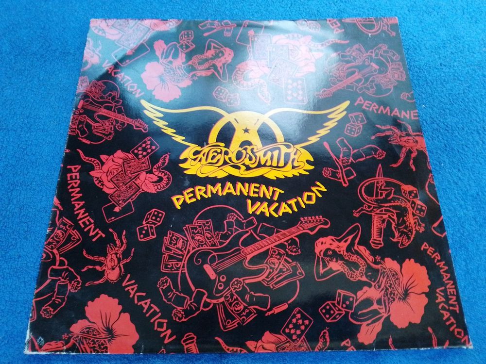 AEROSMITH - permanent vacation 12" FIRST PRESS geffen | Kaufen auf Ricardo
