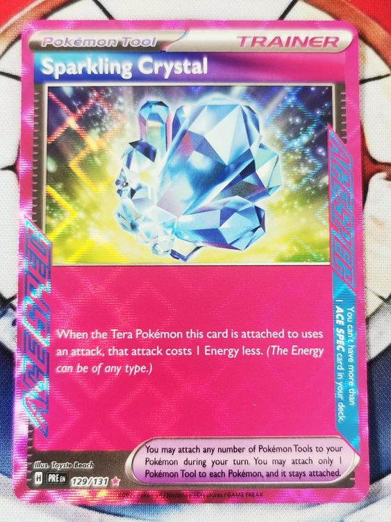 Pokémon Sparkling Crystal 129/131 Prismatic Evolutions EN (Neuf (Voir ...