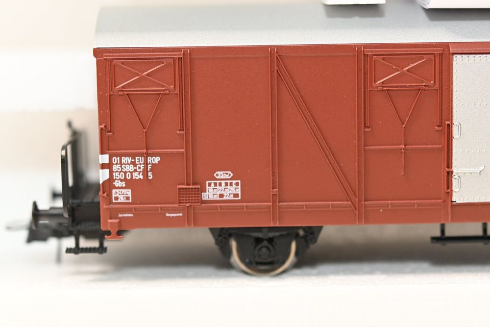 Riv Europ SBB gedeckter Güterwagen Roco H0/DC mit OVP | Kaufen auf Ricardo