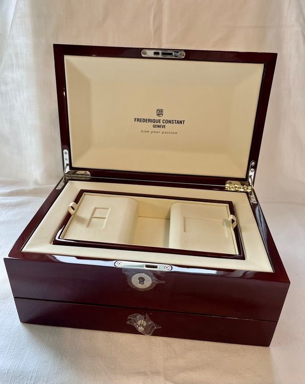 Frederique Constant luxuriöse Uhrenbox Box Holz lackiert | Kaufen auf ...