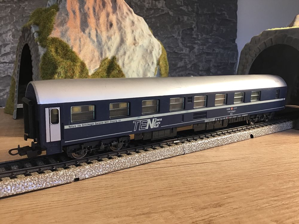 Modelleisenbahn Personenwagen TEN SBB Schlafwagen Lima H0 | Kaufen auf Ricardo