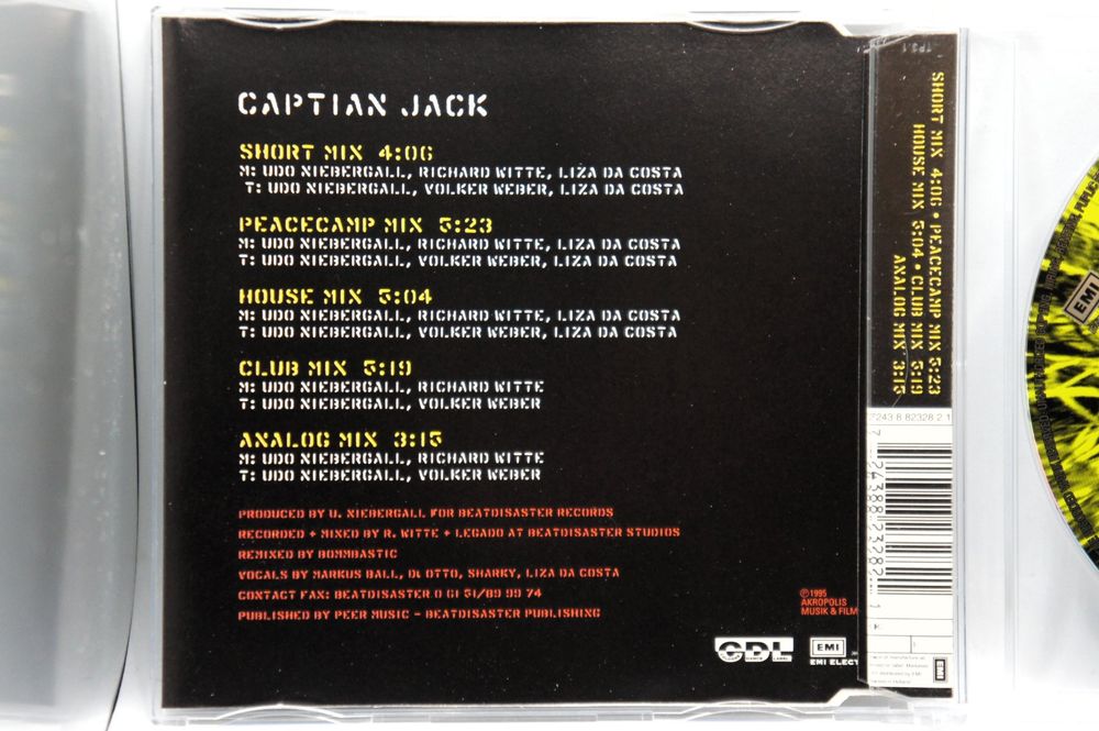 Maxi CD Captain Jack – Captain Jack (Gebraucht) in Ernetschwil für CHF ...