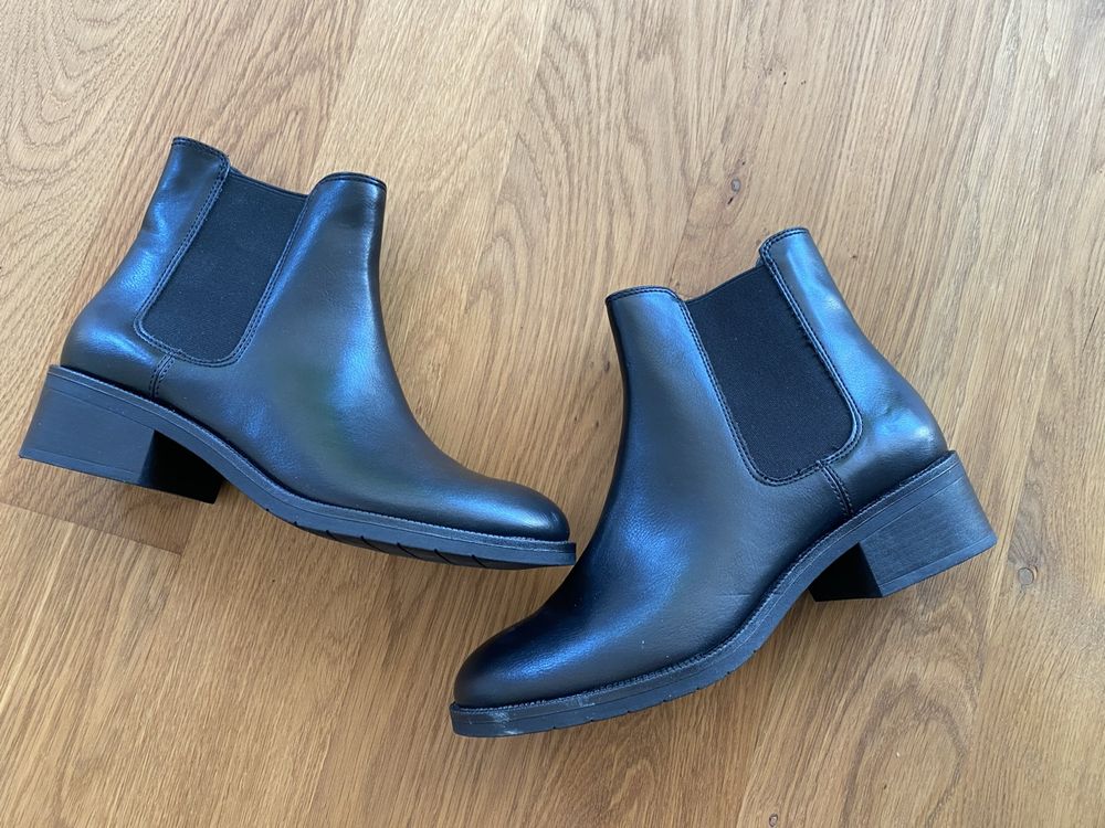 Schwarze Chelsea Boots Gr. 38 | Kaufen auf Ricardo