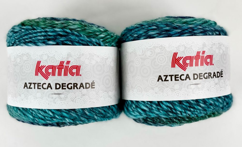 Strickwolle 2 Knäuel 200g Katia Azteca Degragè Farbverlauf | Kaufen auf ...