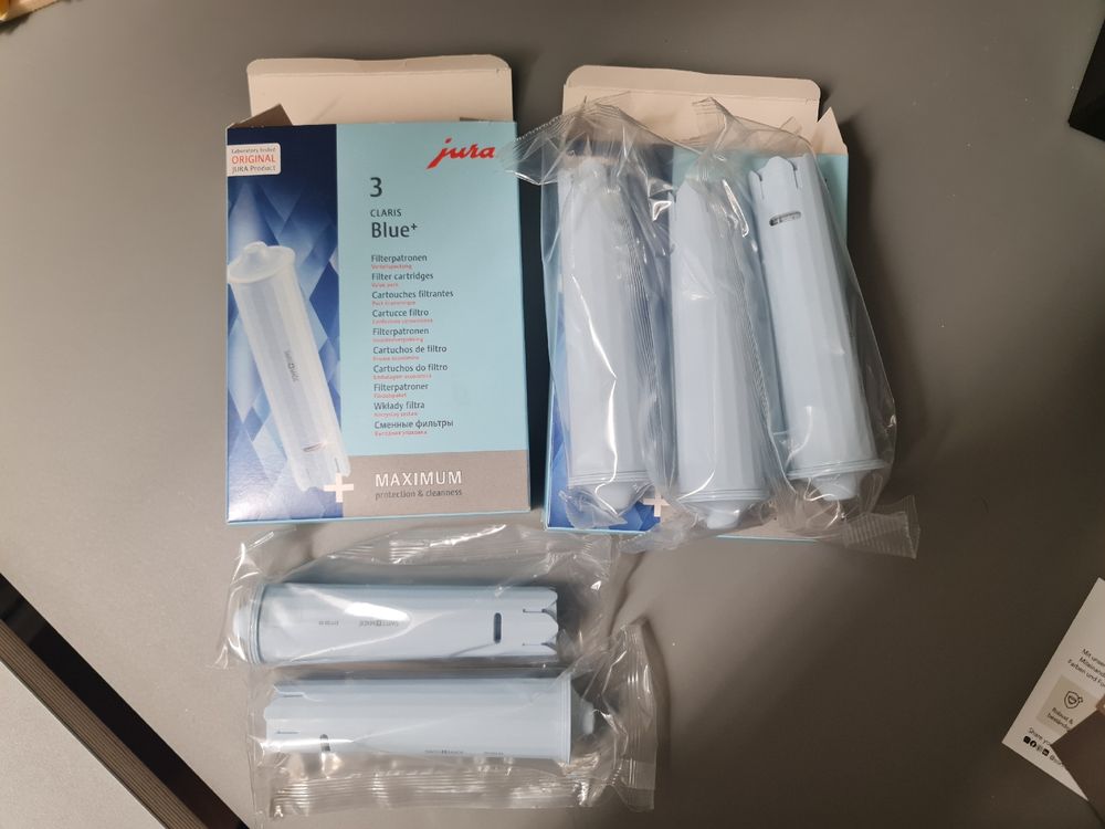 Jura Filterpatronen Claris Blue+ (Neu und originalverpackt) in Neuwilen für CHF 42 – mit ...