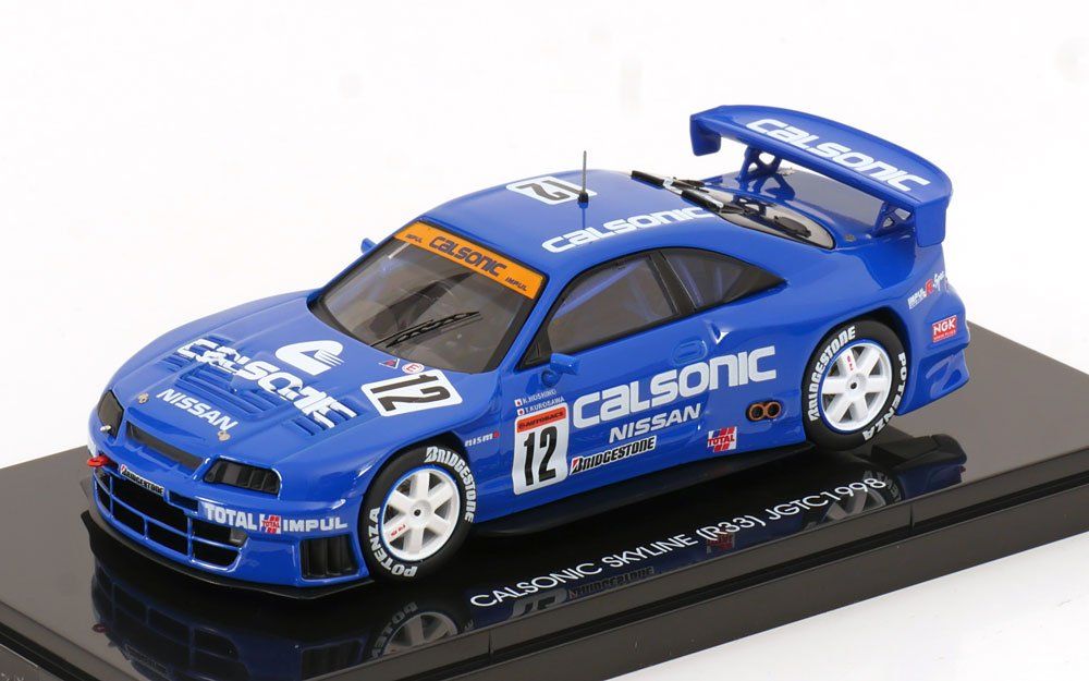 Nissan Skyline R33 No.12, JGTC 1998 Calsonic 1/43 Ebbro NEU (Neu und ...