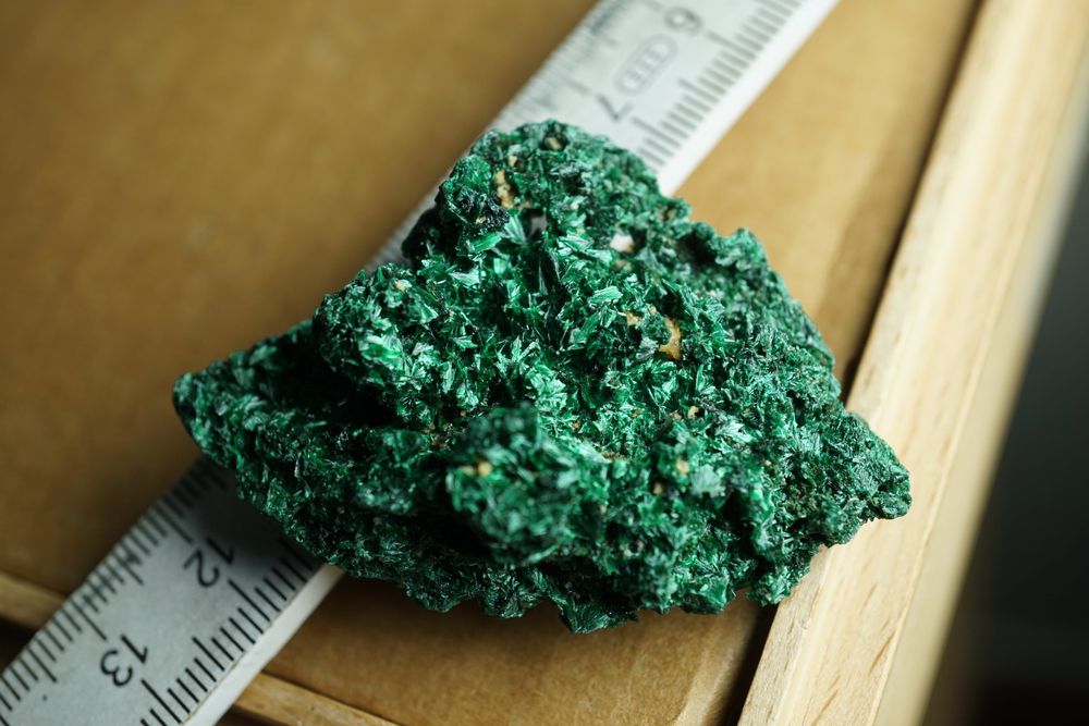 Faser Malachit Kongo 6cm x 4cm | Kaufen auf Ricardo