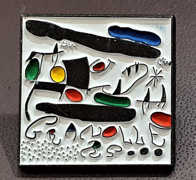 Q909 - Kunst Pin Joan Miro Granollers 1971 Art Ausstellung (Gebraucht ...