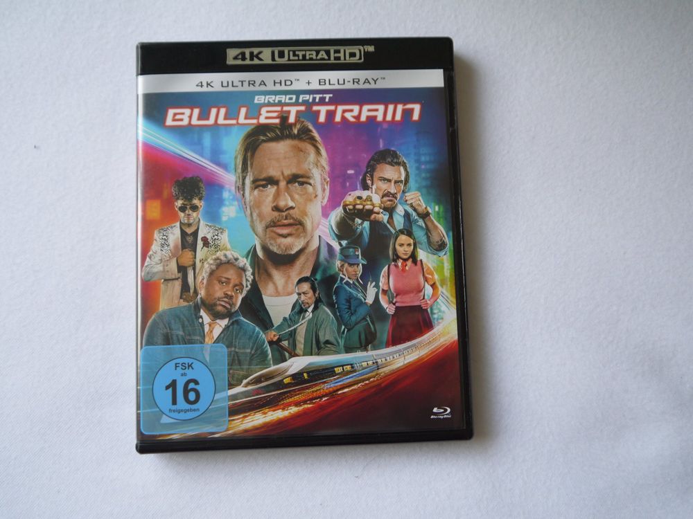 BULLET TRAIN 4K UHD+Blu Ray-Brad Pitt (Gebraucht) in Hagendorn für CHF ...