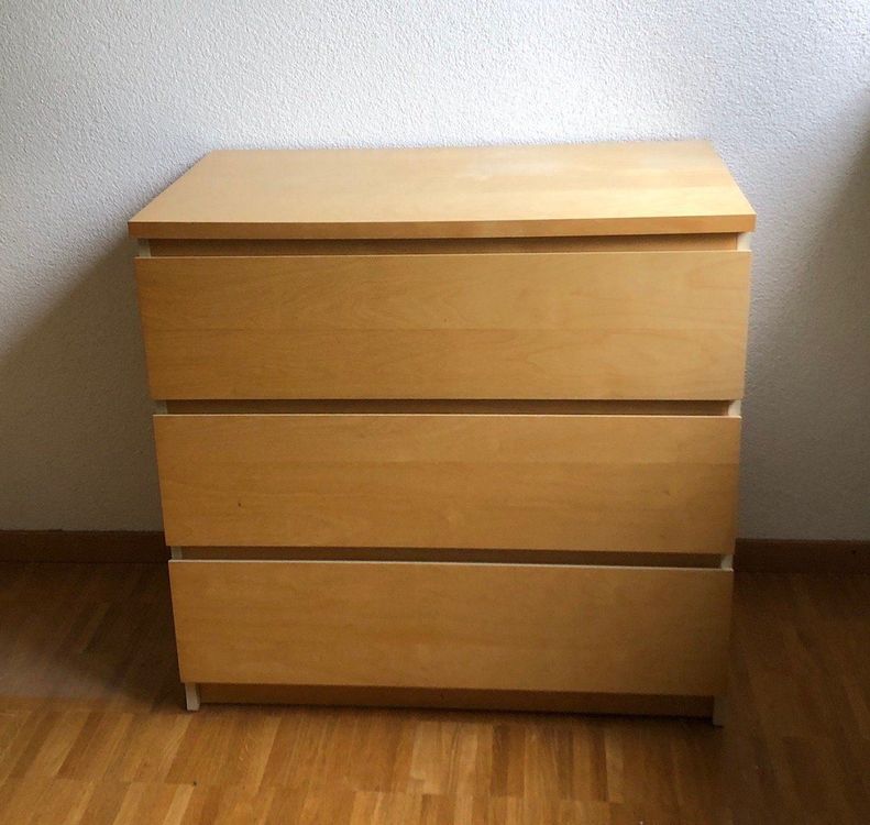 Ikea Malm Kommode Birkenfurnier